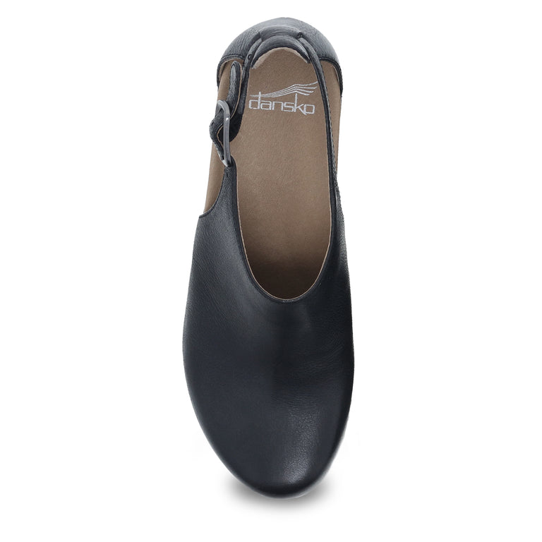 Sassy Black Milled Burnished – Dansko