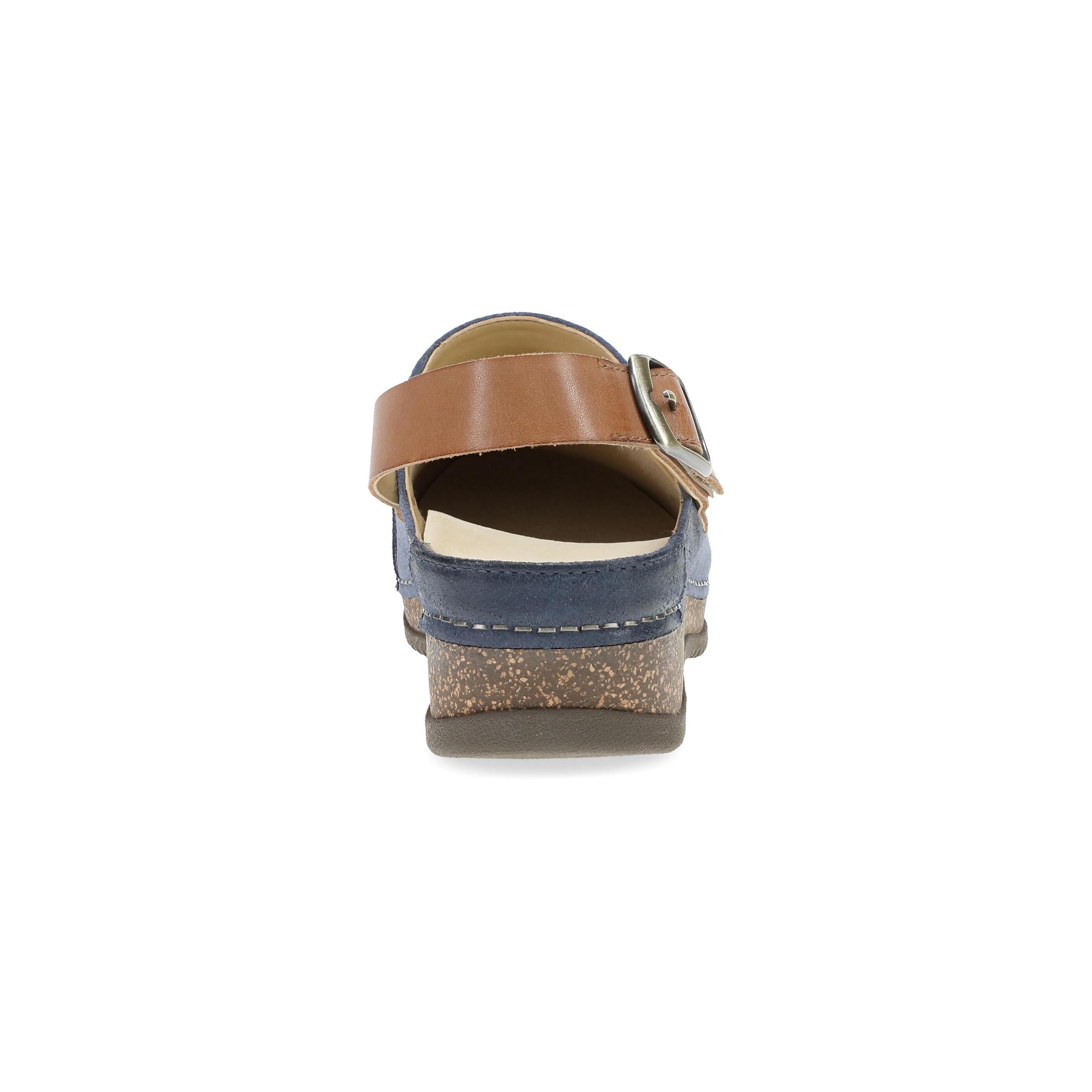 Merrin Blue Burnished Suede – Dansko