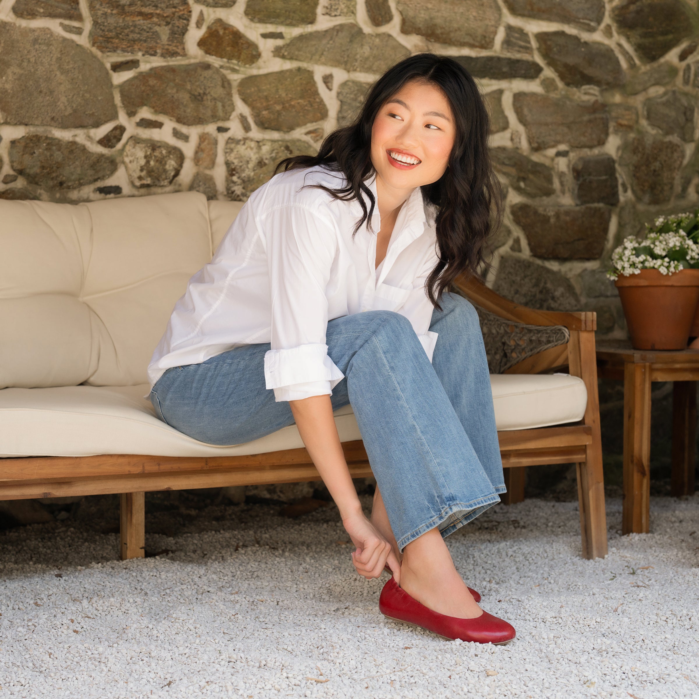 Mollie Red Nappa – Dansko