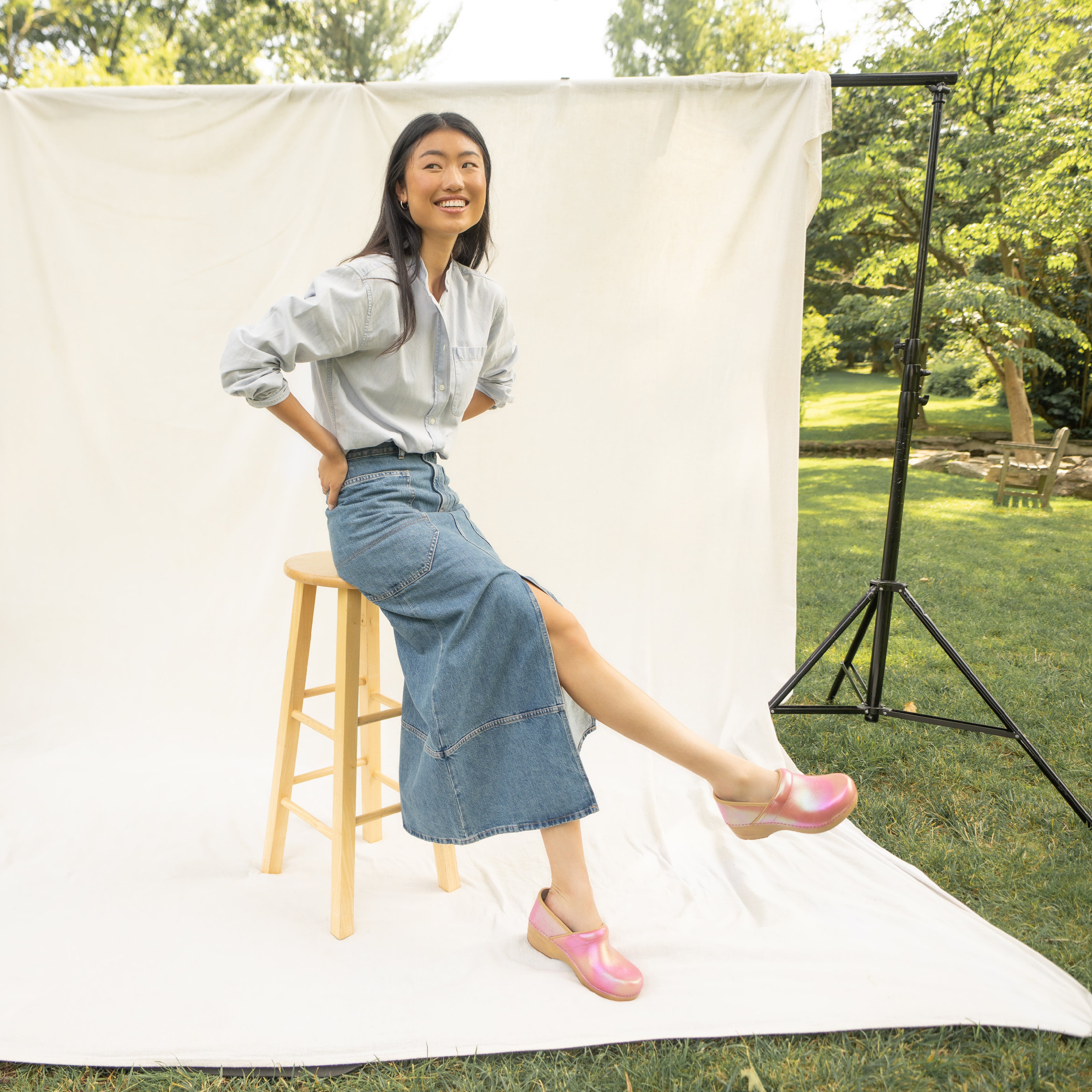 XP 2.0 Pink Iridescent Leather – Dansko