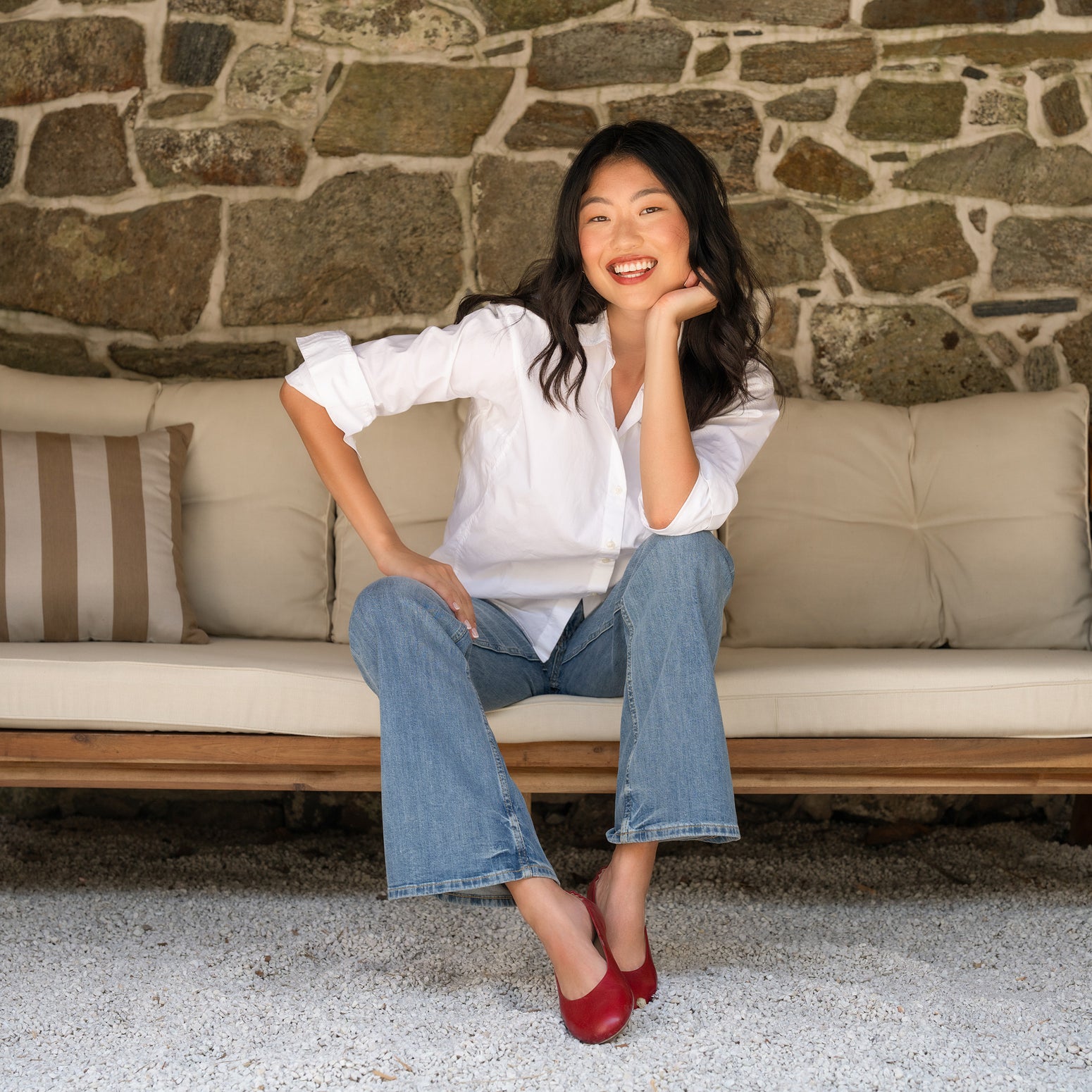 Mollie Red Nappa – Dansko