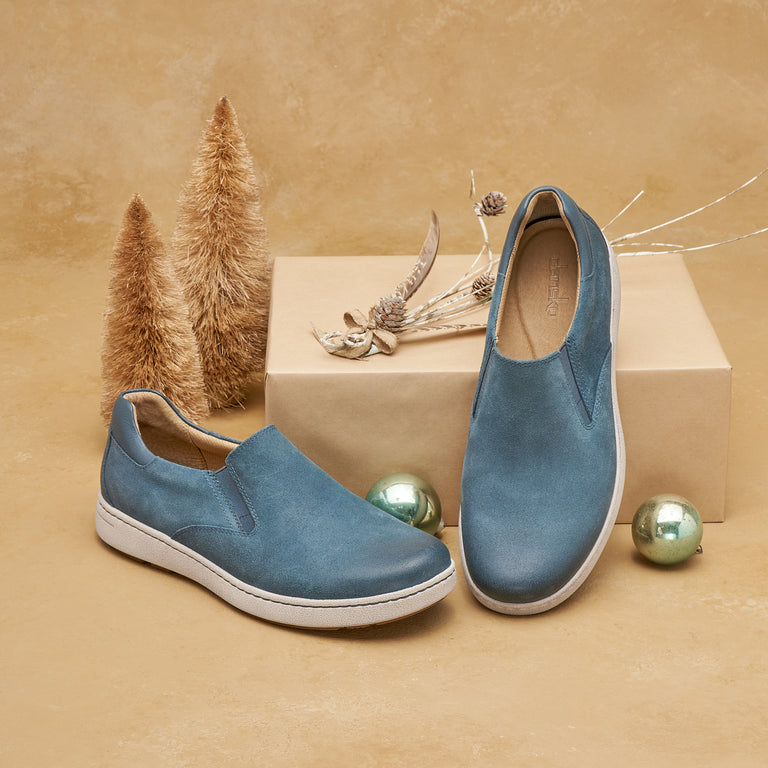 Trent Denim Burnished Suede – Dansko