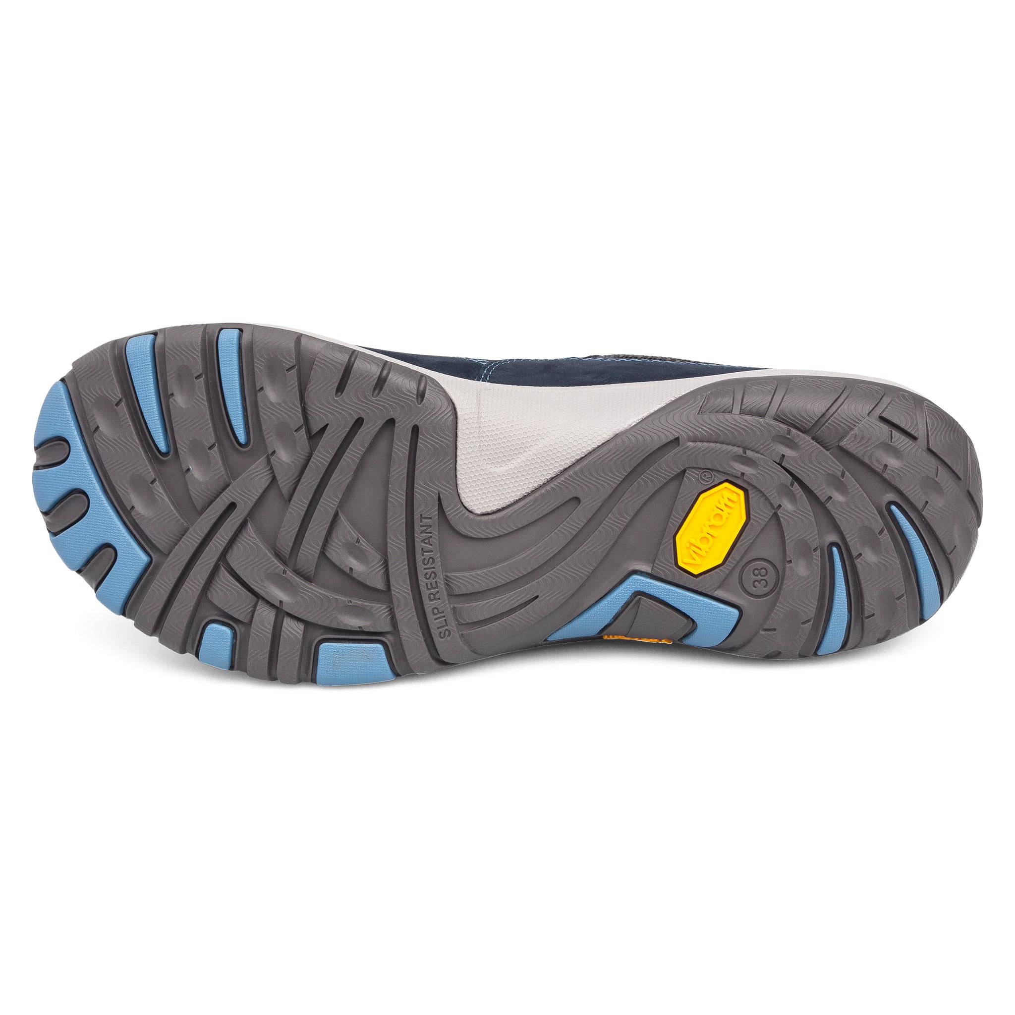 Paisley Wide Navy Milled Nubuck – Dansko